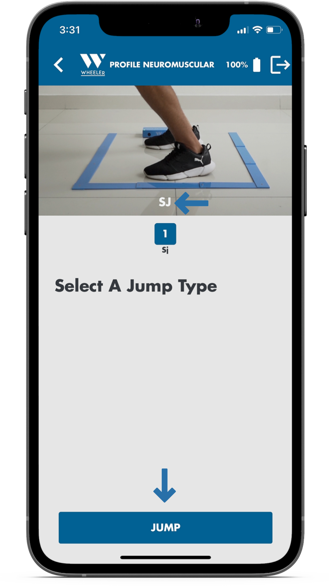 Test execution- WheelerJump - Wheeler Sports Tech